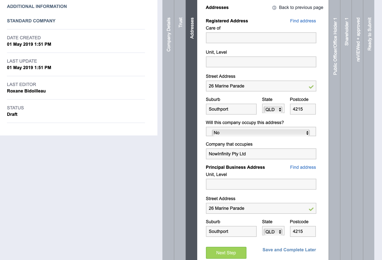 How To Register a Standard Company – NowInfinity