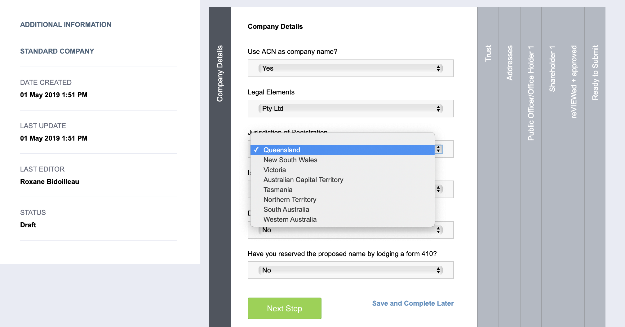 How To Register a Standard Company – NowInfinity