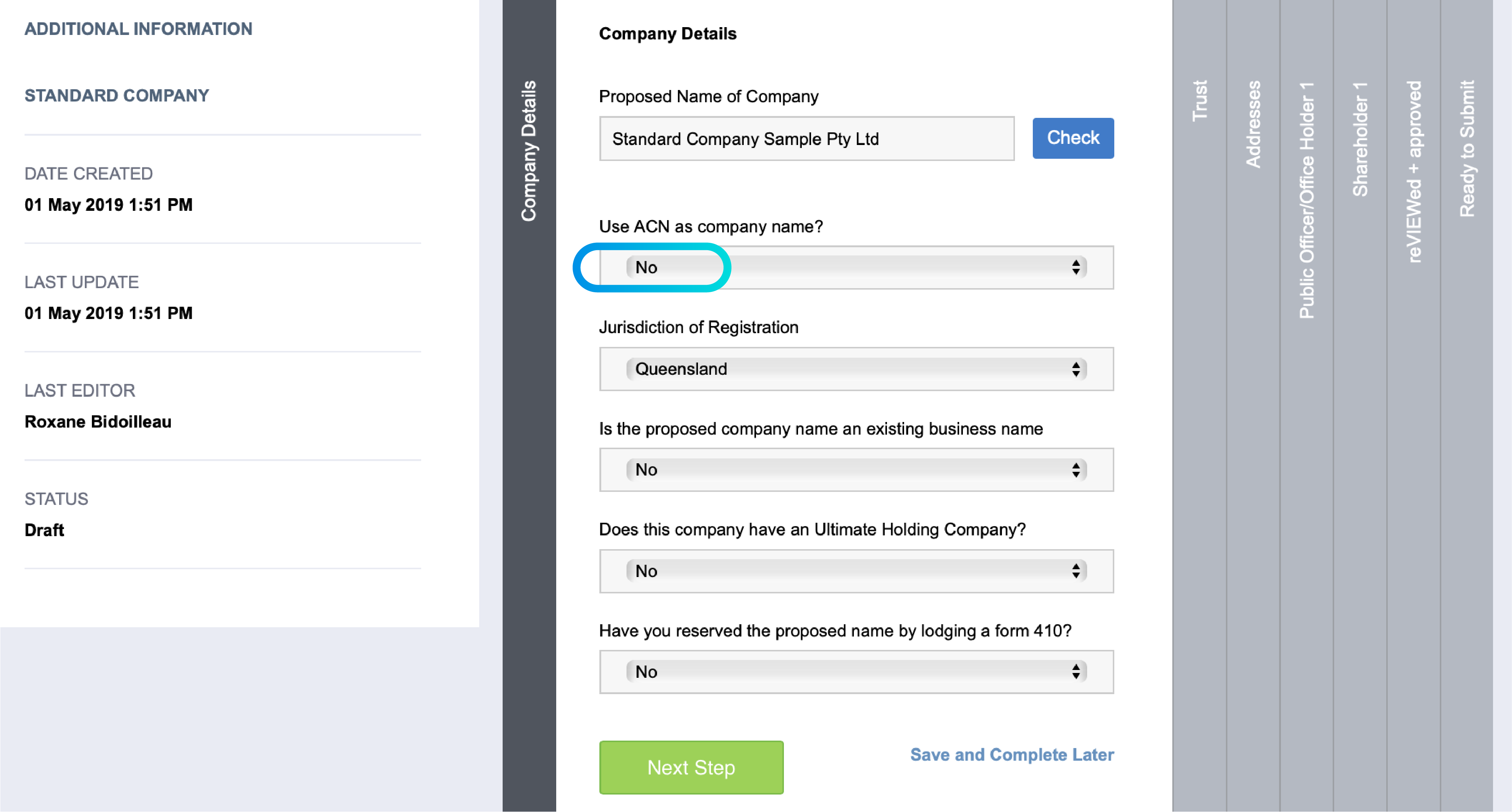 How To Register a Standard Company – NowInfinity