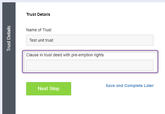 How to prepare a Transfer of Units – NowInfinity