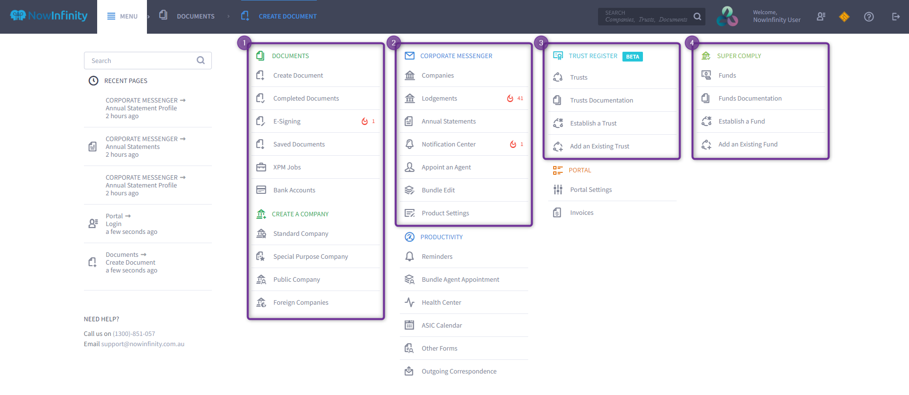 Step 1 - Fundamentals of NowInfinity – NowInfinity