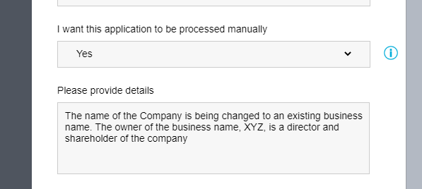 How to change a Company's name to an existing business name – NowInfinity