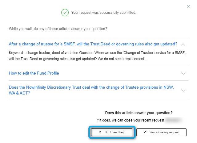 NowInfinity Customer Portal – NowInfinity