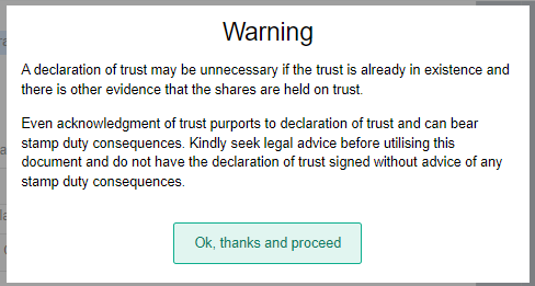 How to change the beneficial status of shares – NowInfinity